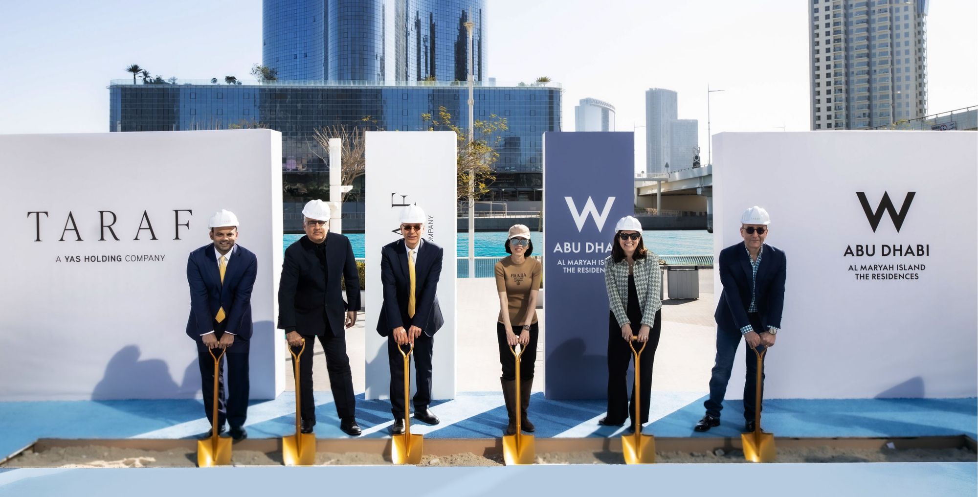 Taraf Breaks Ground on W Residences in Al Maryah Island, Abu Dhabi | Taraf Holding
